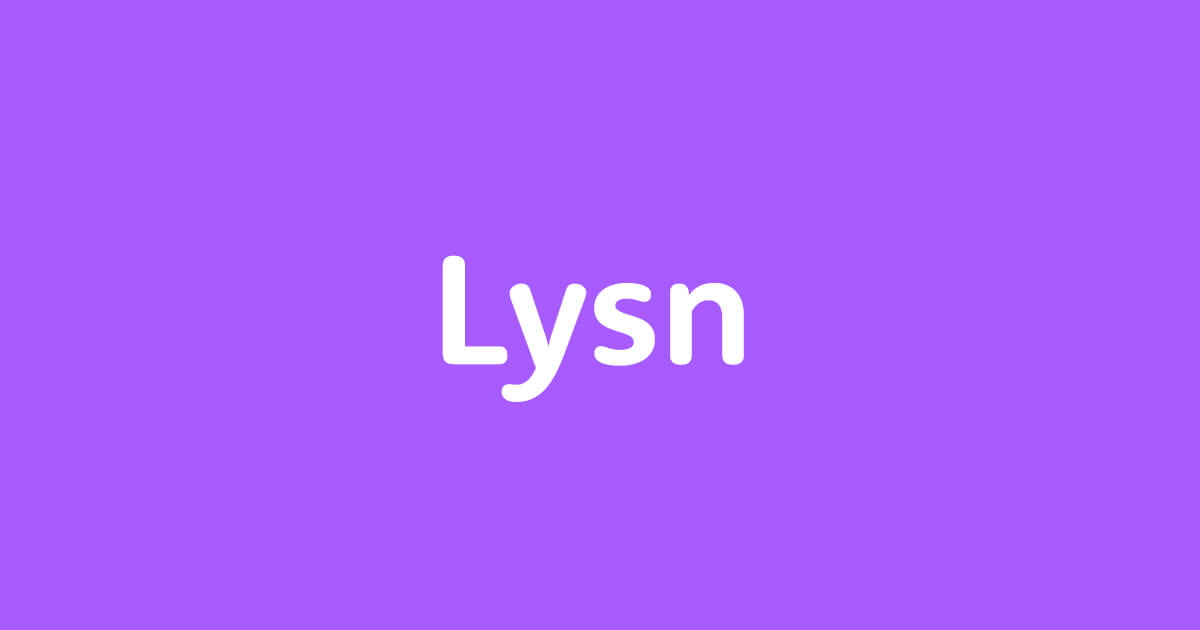 Lysn | DearU Web STORE